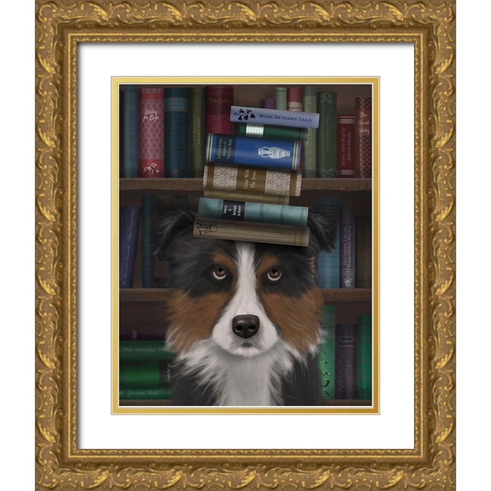 Fab Funky 12x14 Gold Ornate Wood Framed with Double Matting Museum Art ...