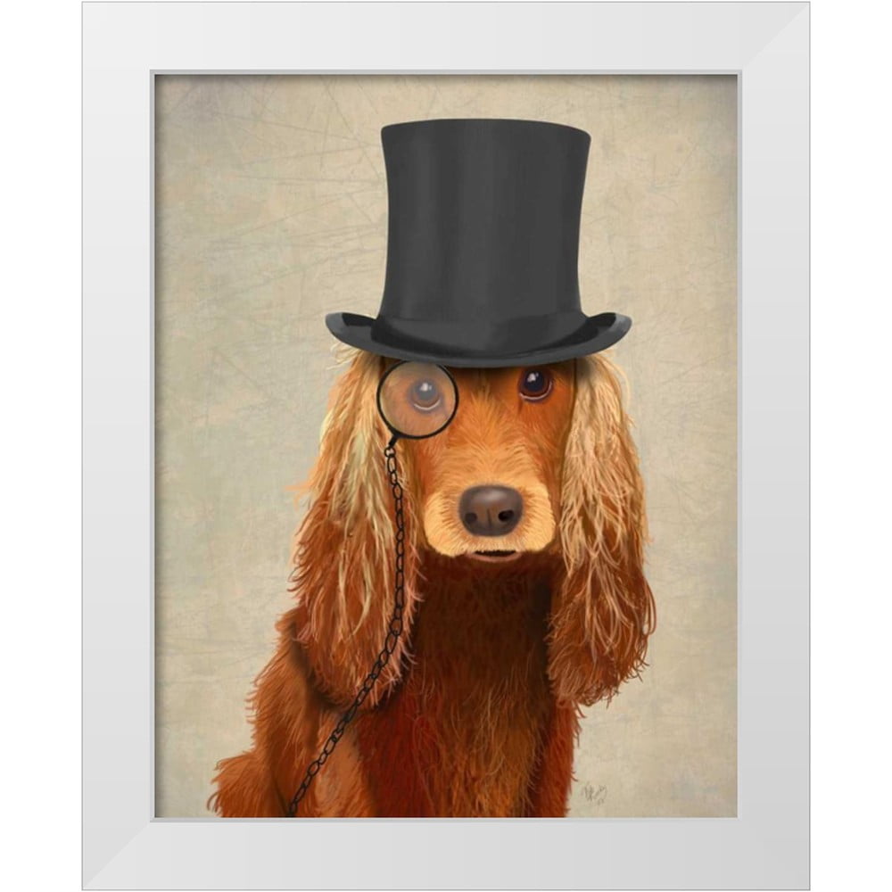 Fab Funky 12x14 White Modern Wood Framed Museum Art Print Titled ...