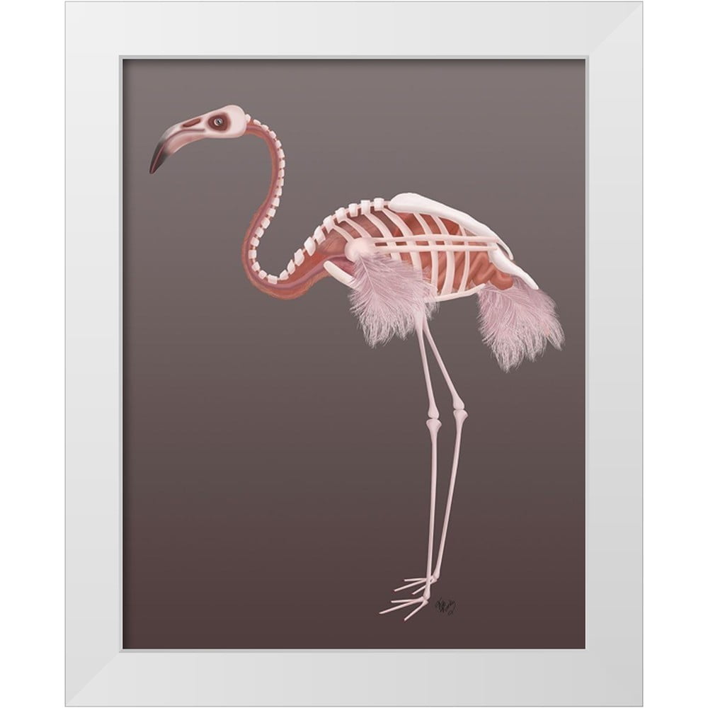 Fab Funky 12x14 White Modern Wood Framed Museum Art Print Titled ...