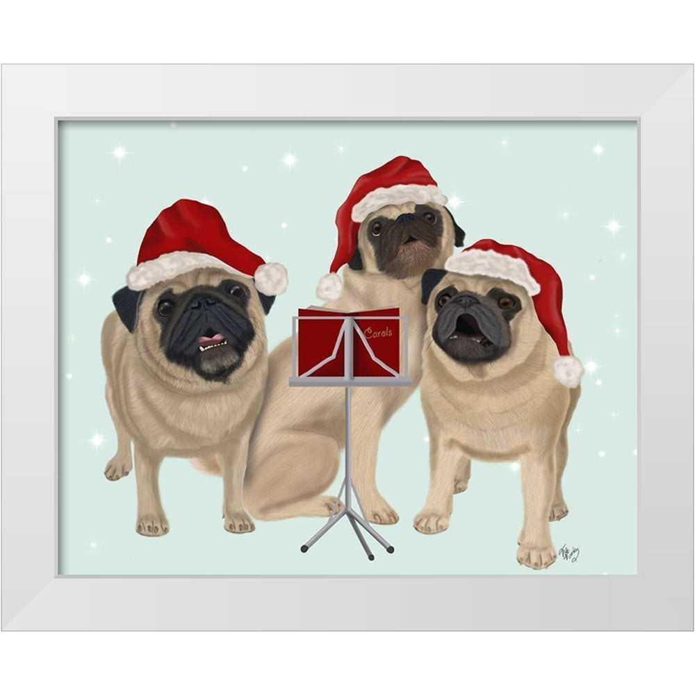 Fab Funky 14x12 White Modern Wood Framed Museum Art Print Titled ...