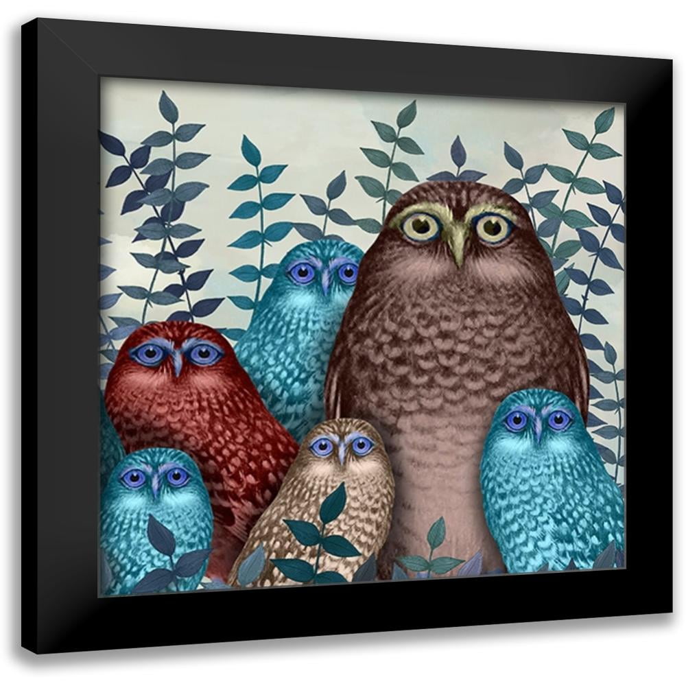 Fab Funky 15x15 Black Modern Framed Museum Art Print Titled - Fab Funky ...