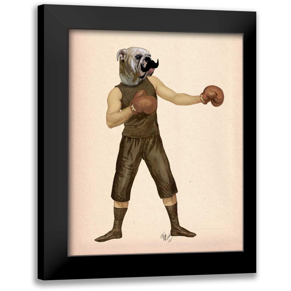 Fab Funky 15x18 Black Modern Framed Museum Art Print Titled - Boxing ...