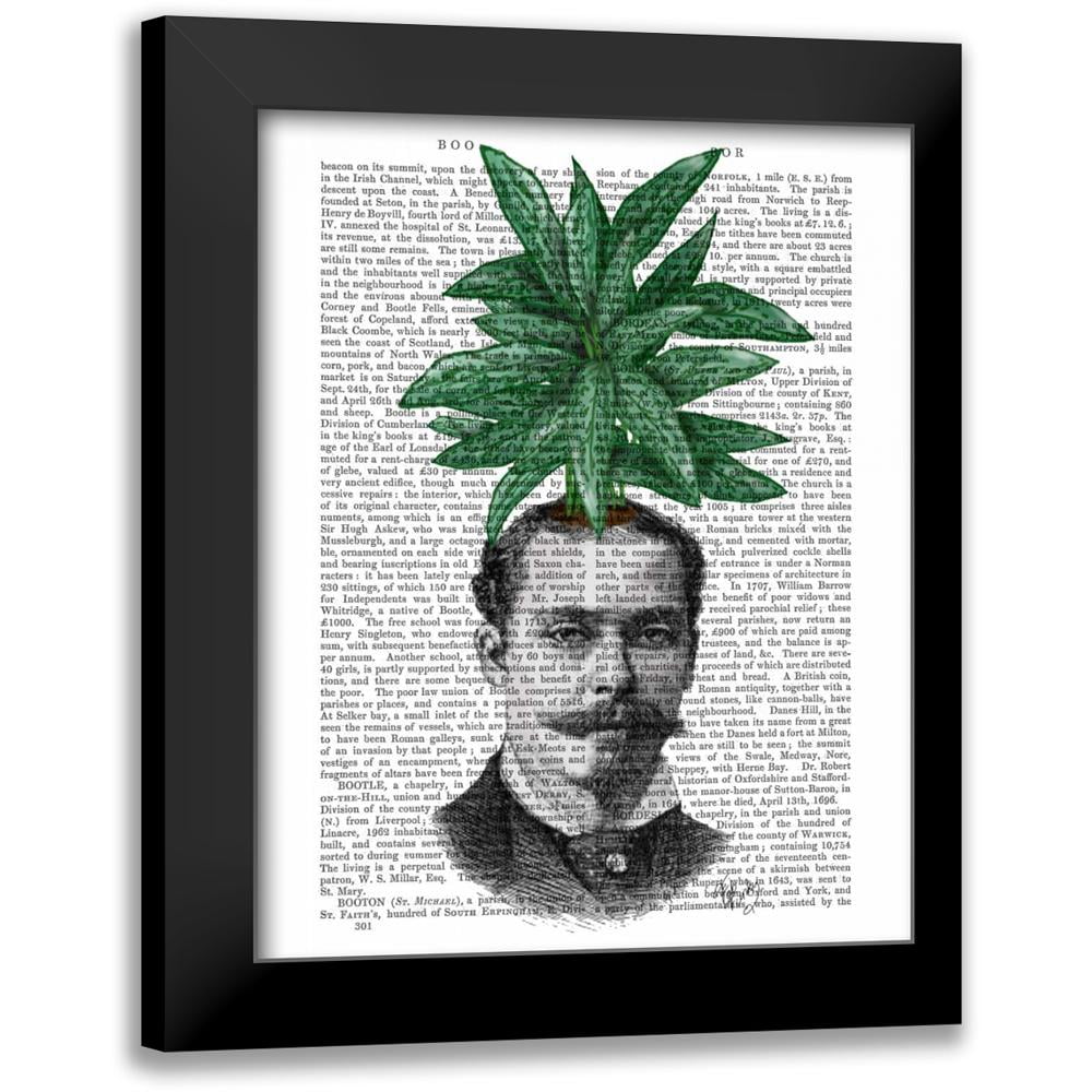 Fab Funky 15x18 Black Modern Framed Museum Art Print Titled - Chinese ...