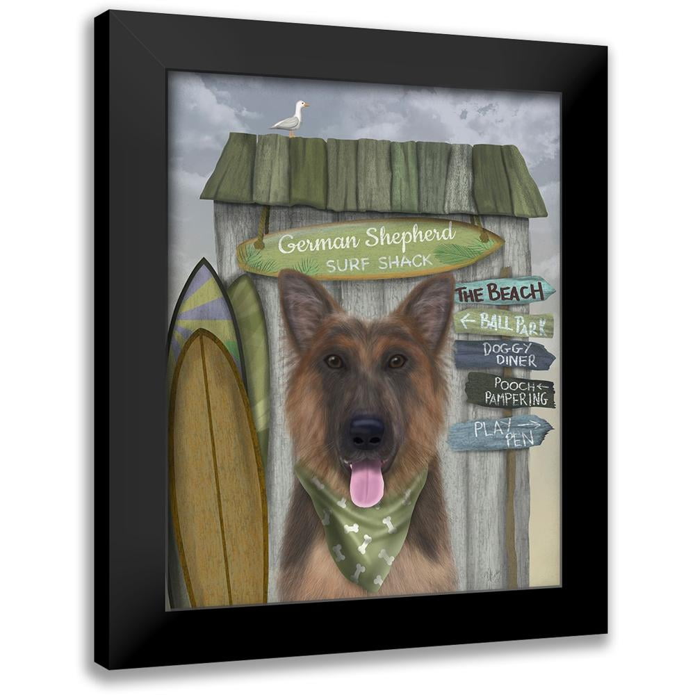 Fab Funky 15x18 Black Modern Framed Museum Art Print Titled - German ...
