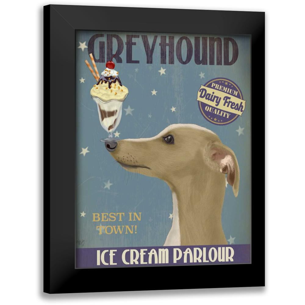Fab Funky 15x18 Black Modern Framed Museum Art Print Titled - Greyhound ...