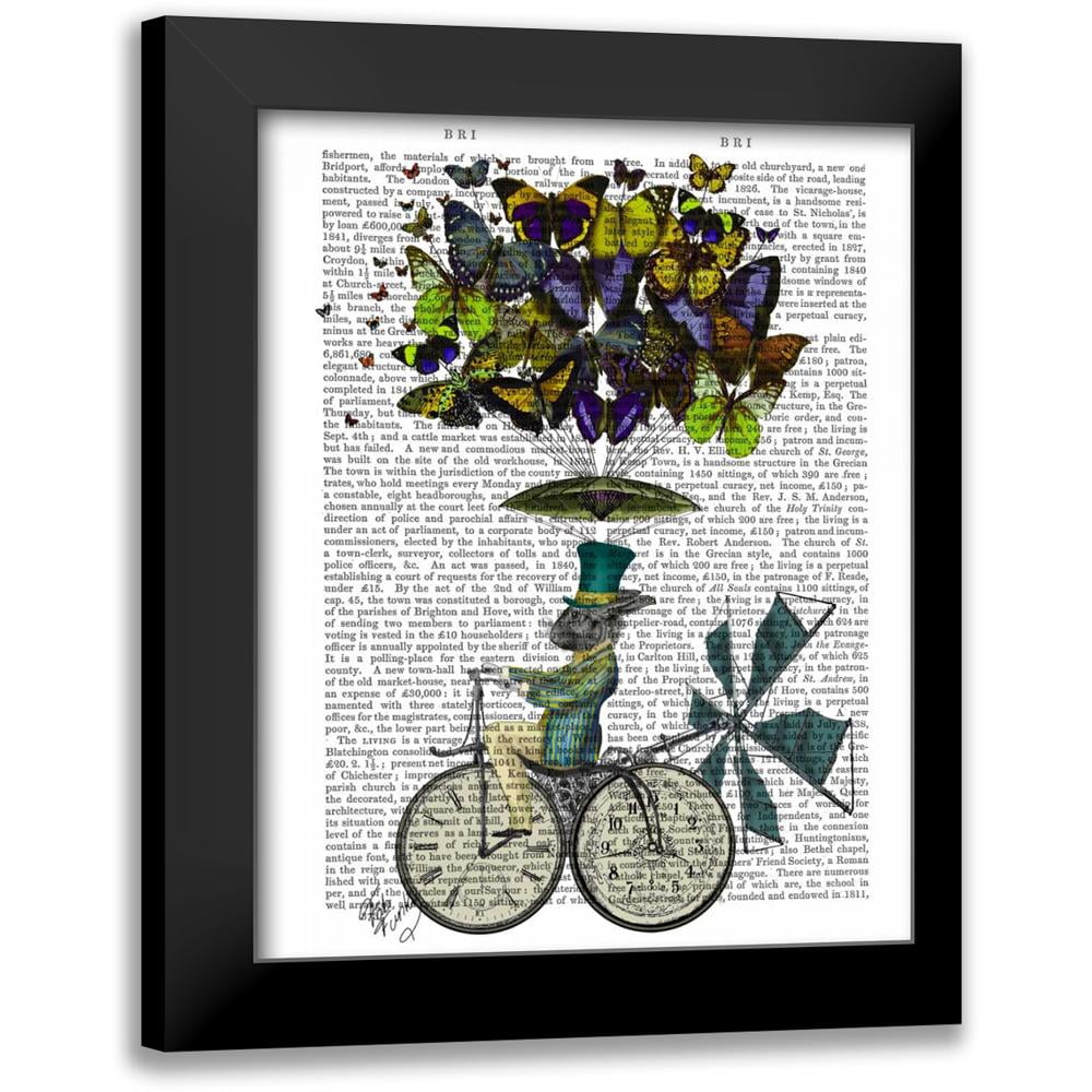 Fab Funky 15x18 Black Modern Framed Museum Art Print Titled - Time ...