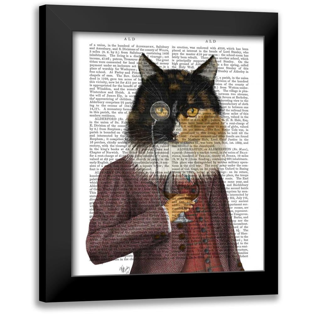Fab Funky 15x18 Black Modern Framed Museum Art Print Titled ...