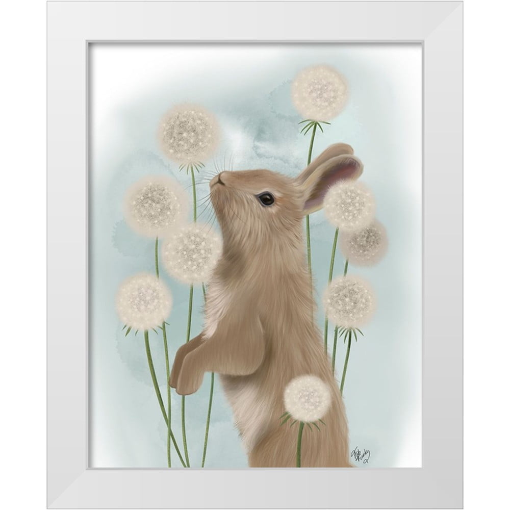 Fab Funky 15x18 White Modern Wood Framed Museum Art Print Titled ...