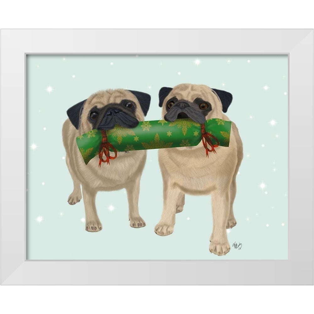 Fab Funky 18x15 White Modern Wood Framed Museum Art Print Titled ...