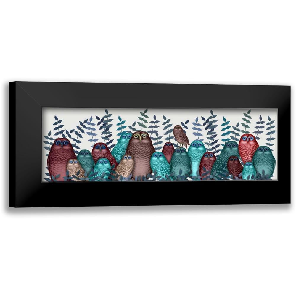 Fab Funky 18x8 Black Modern Framed Museum Art Print Titled - Electric ...