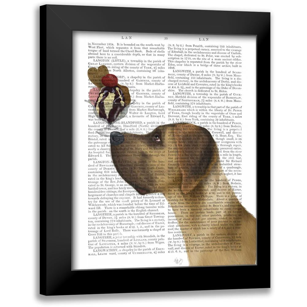 Fab Funky 20x24 Black Modern Framed Museum Art Print Titled - Great ...