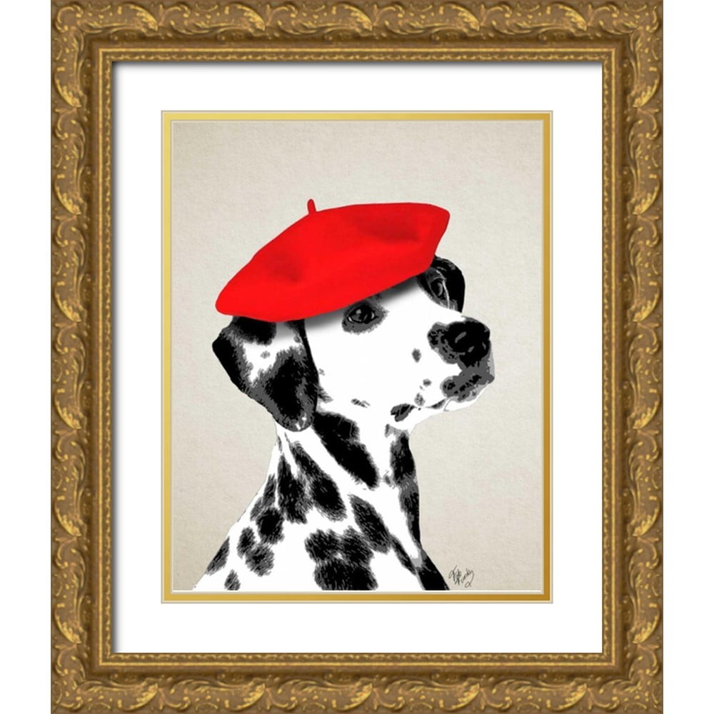 Fab Funky 20x24 Gold Ornate Wood Framed with Double Matting Museum Art ...