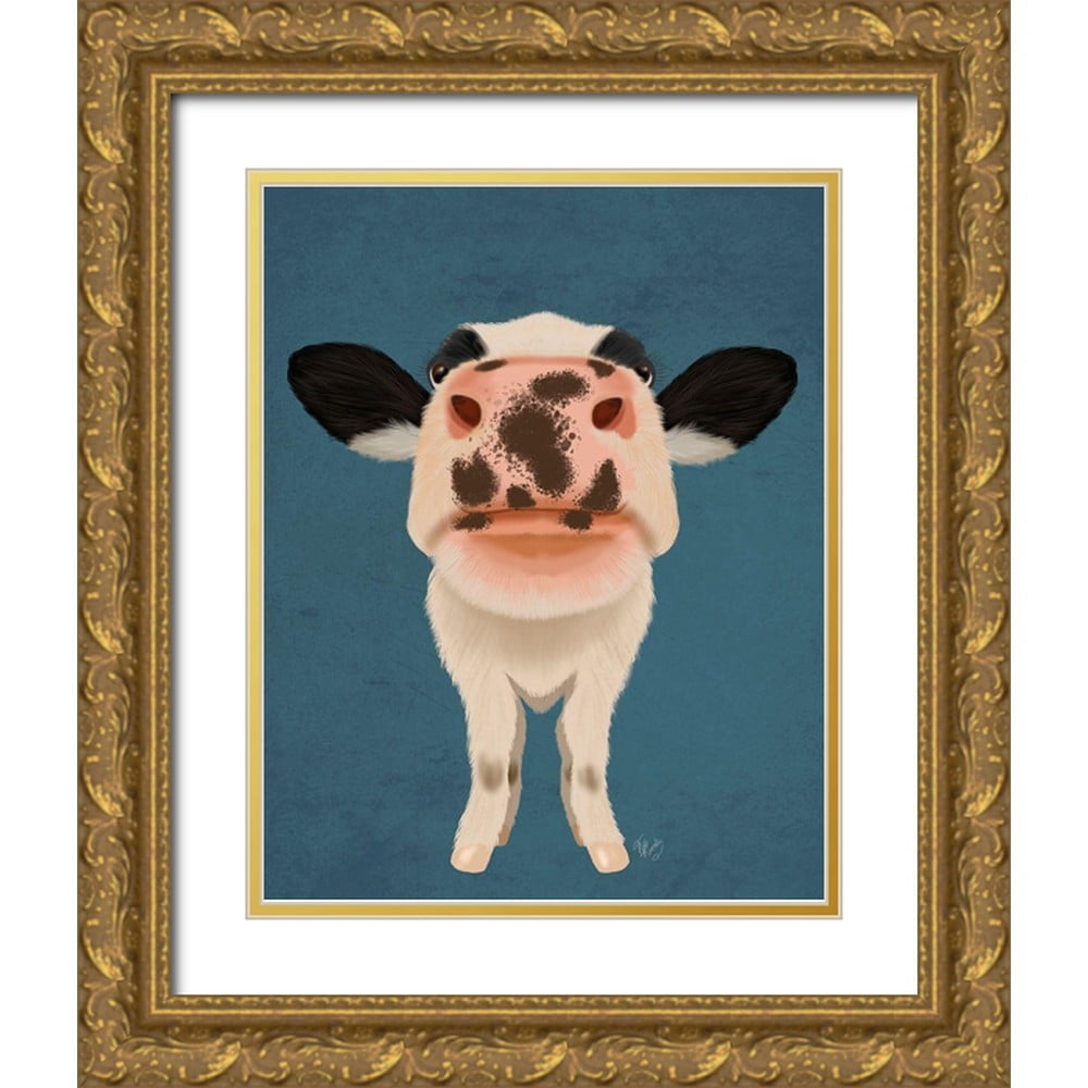 Fab Funky 20x24 Gold Ornate Wood Framed with Double Matting Museum Art ...