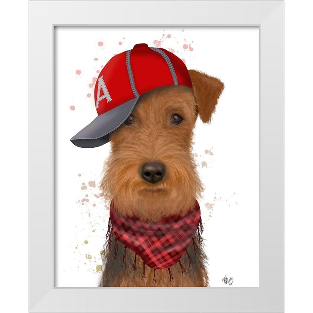 Fab Funky 26x32 White Modern Wood Framed Museum Art Print Titled ...