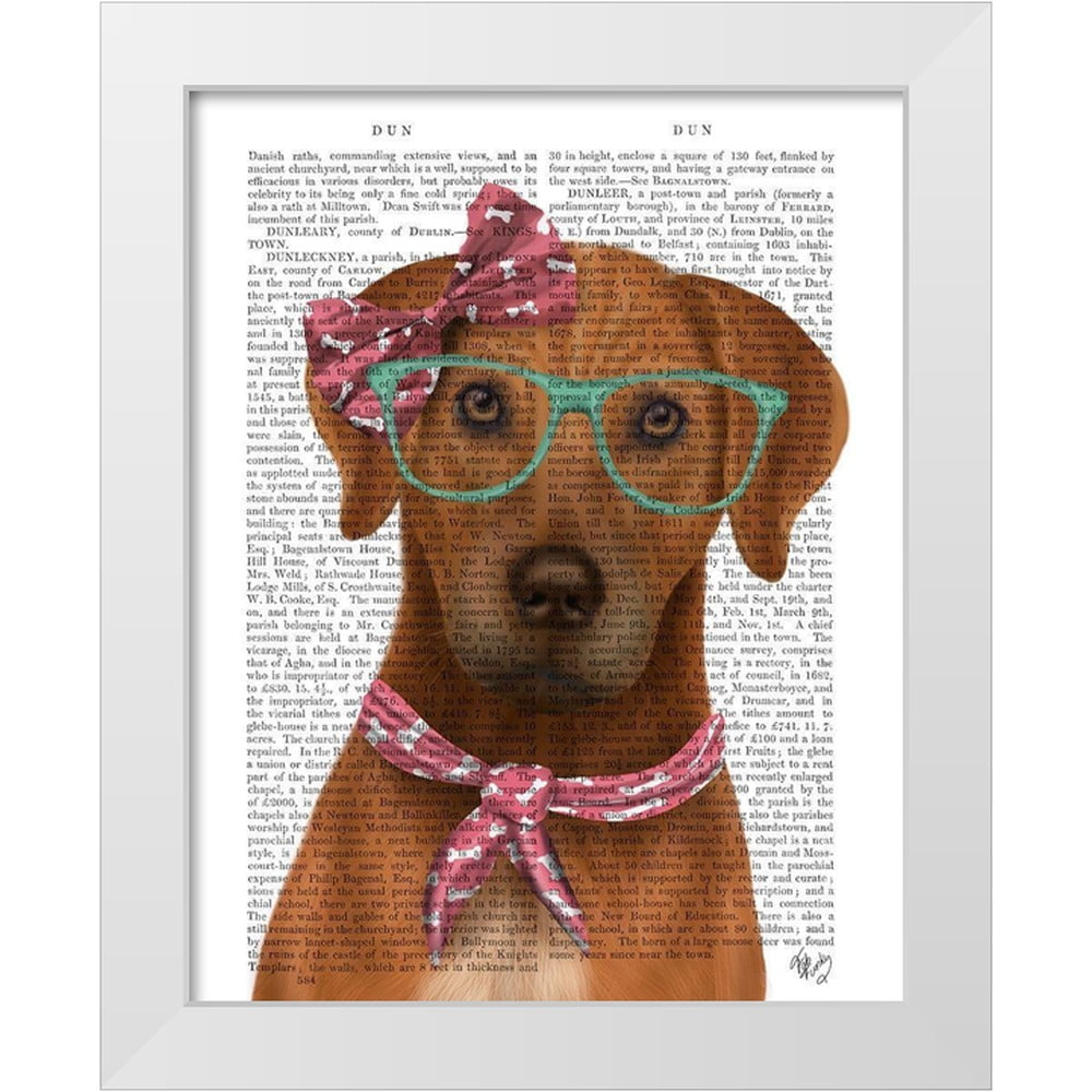 Fab Funky 26x32 White Modern Wood Framed Museum Art Print Titled ...