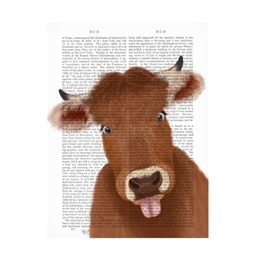 Fab Funky 'Funny Farm Goat 2' Canvas Art - Walmart.com