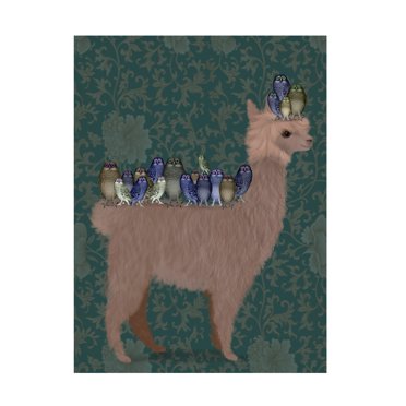 Fab Funky 'Funny Farm Goat 2' Canvas Art - Walmart.com