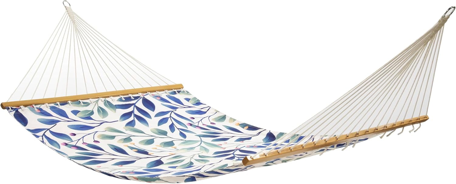 Fab Habitat Botanical Floral Recycled Polyester Hammock - Rainforest ...