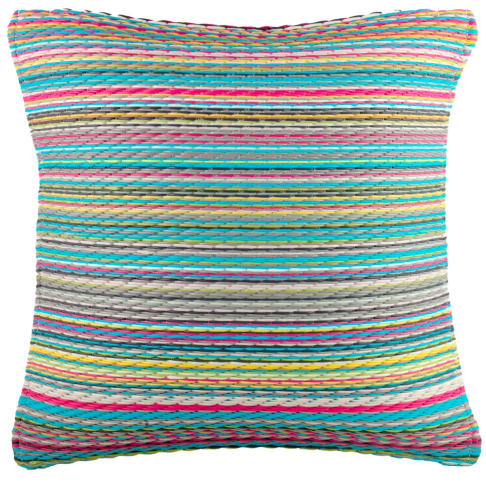 Fab Habitat Outdoor Premium Recycled Plastic Pillow - Waterproof, Fade ...