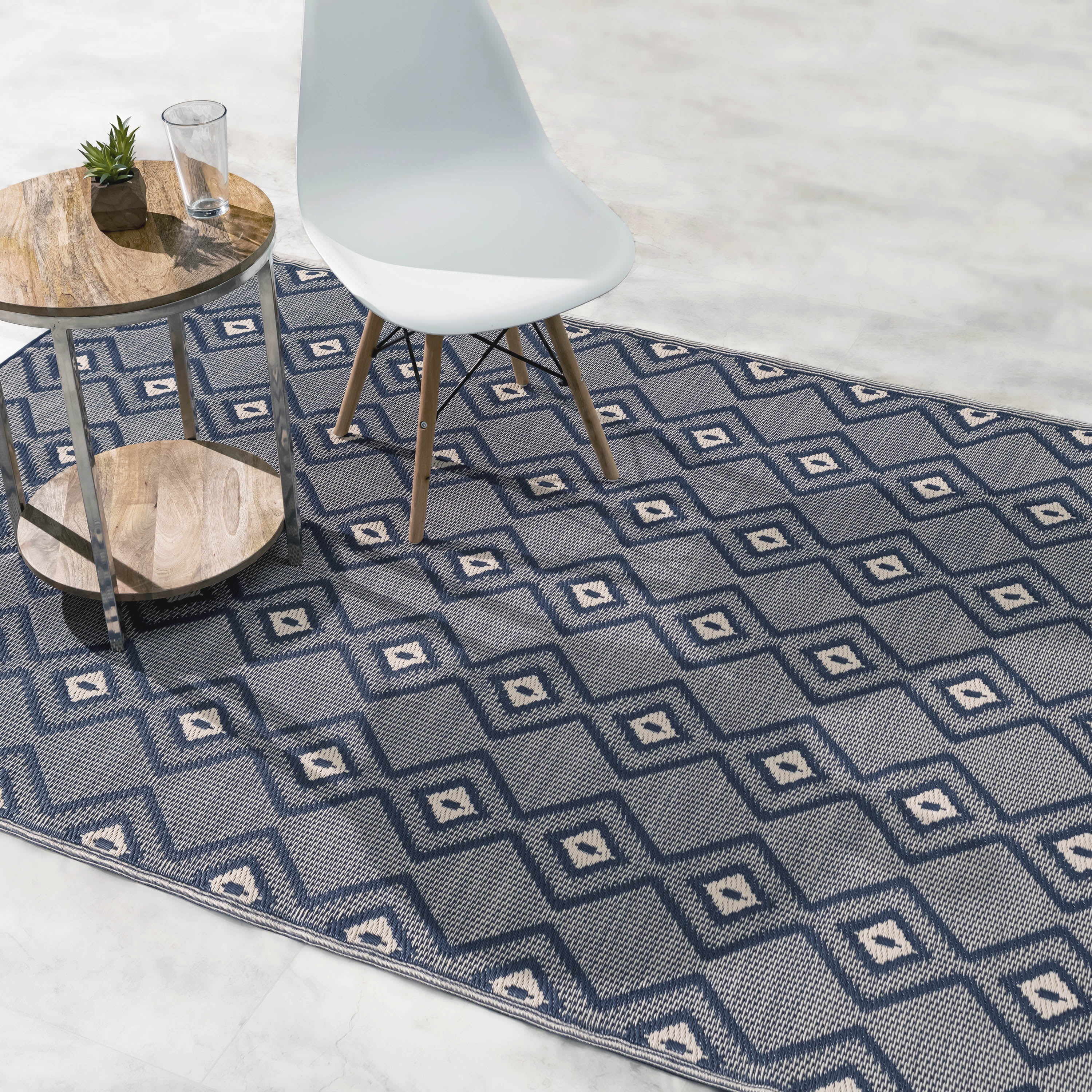 Fab Habitat Outdoor Rug - Waterproof, Fade Resistant, Crease-Free ...