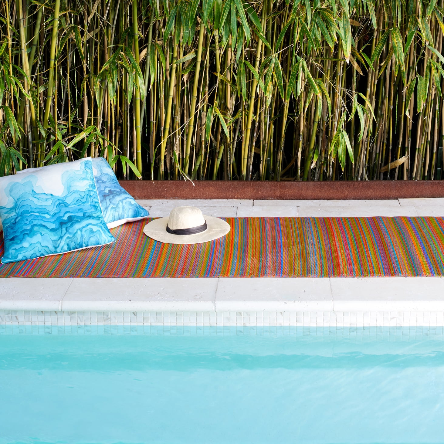 Fab Habitat Outdoor Rug - Waterproof, Fade Resistant, Crease-Free ...