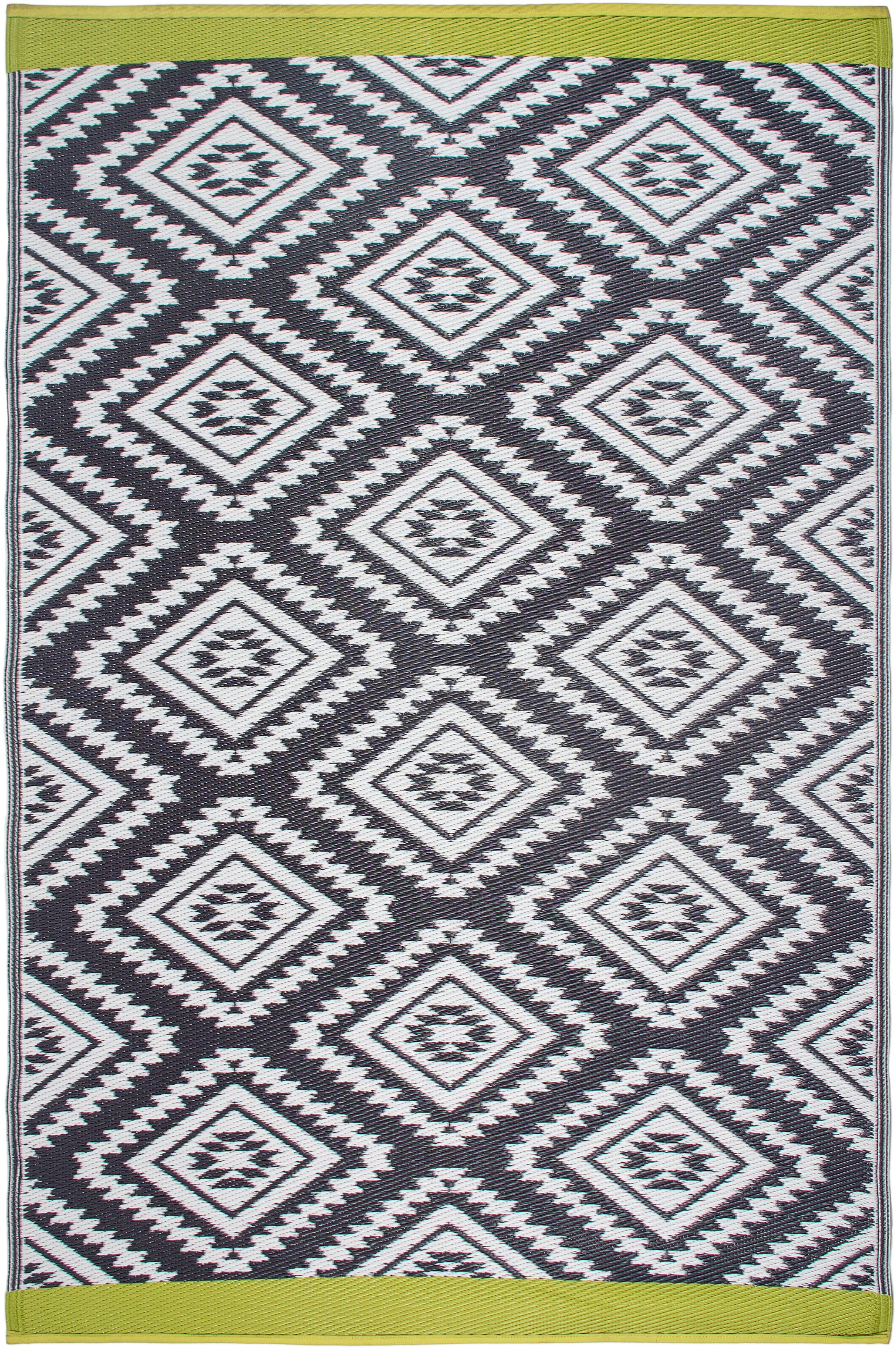 Fab Habitat Southwestern Aztec Outdoor Rug - Waterproof, Fade Resistant ...