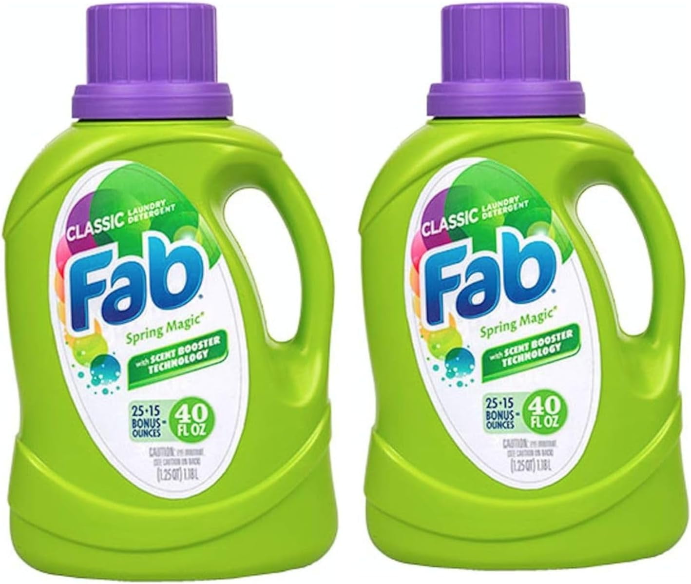 Fab Spring Magic Liquid Laundry Detergent, 40-oz set of 2 - Walmart.com