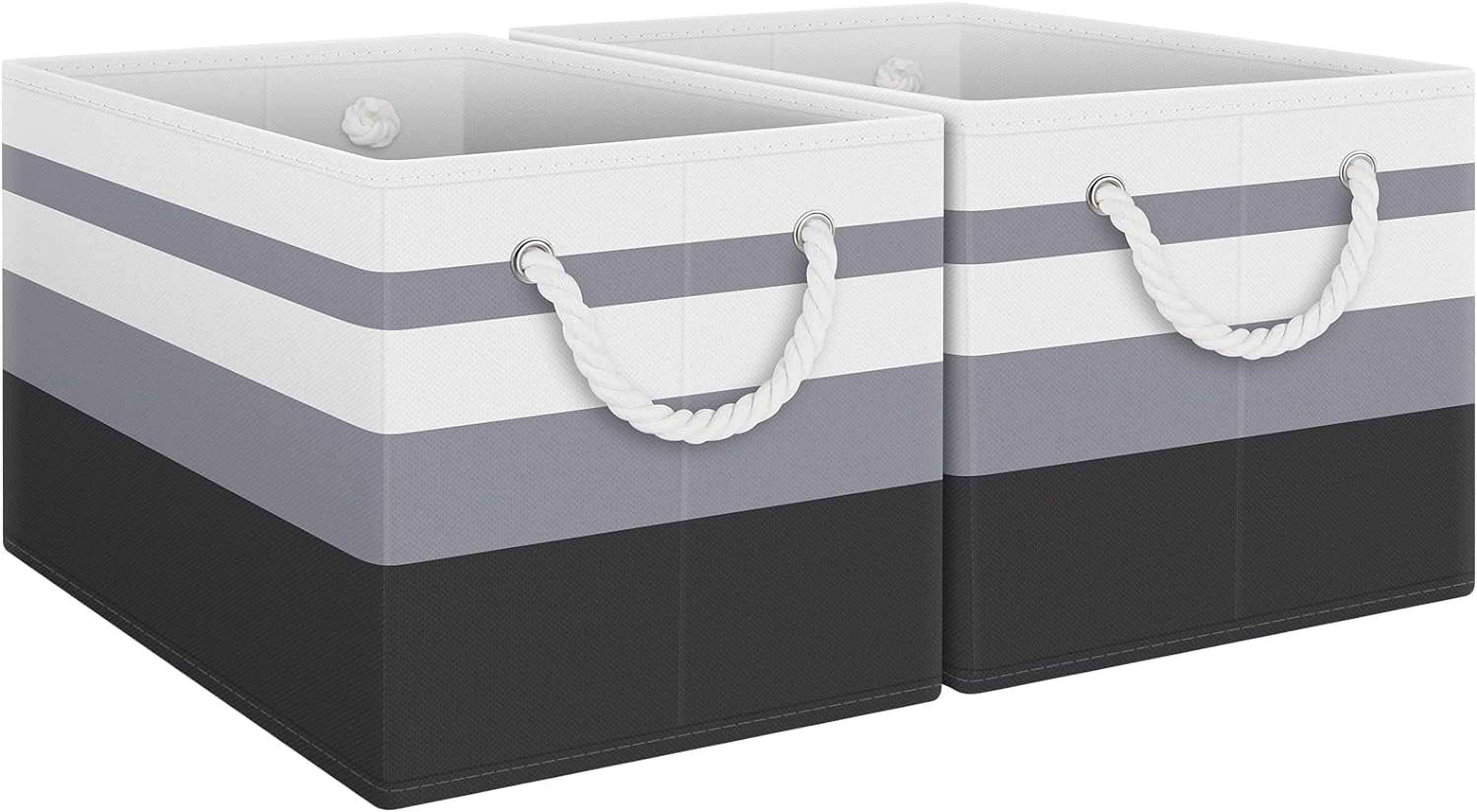 Fab totes Storage Bins [2-Pack], Foldable Storage Baskets for ...