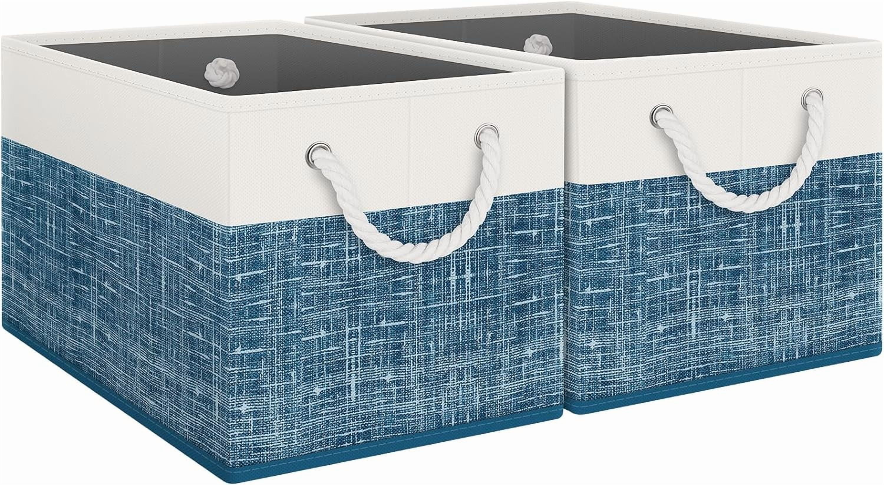 Fab totes Storage Bins [2-Pack], Foldable Storage Baskets for ...