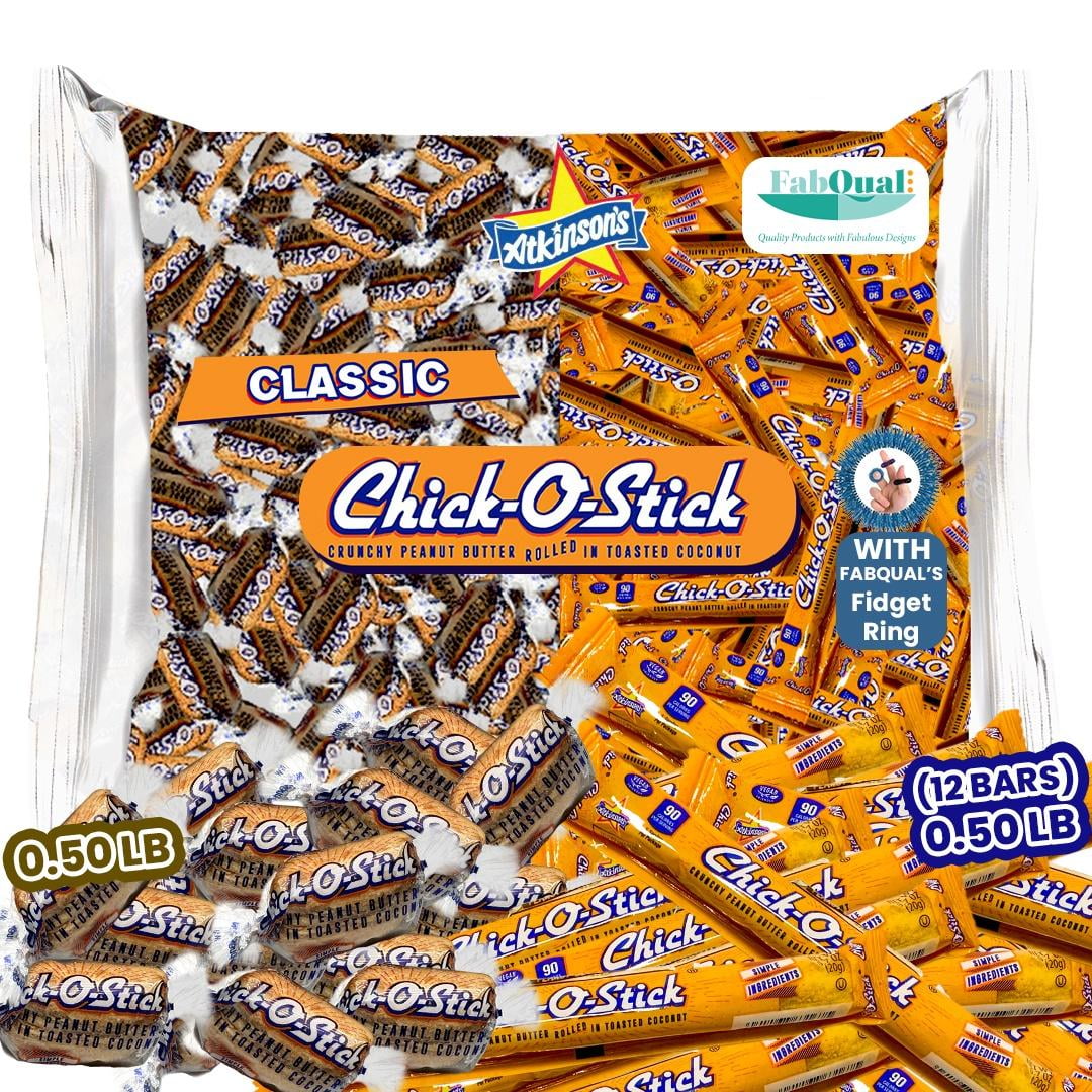 FabQual's 1LB Mixed Combo: Atkinson Chick O Sticks Candy 0.5 LB + Chick ...