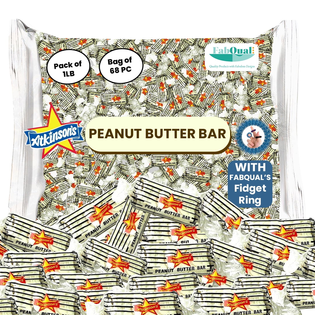FabQual's Bundle - 1 Lb Atkinson Peanut Butter Candy: Old-Fashioned ...
