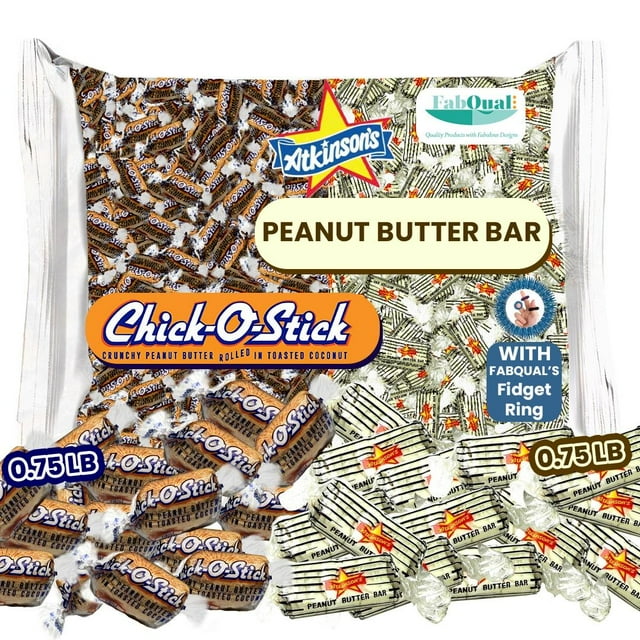 FabQual's Combo 1.5LB-Atkinson Peanut Butter Bars Candy Old Fashioned 0 ...