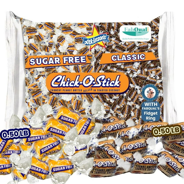 FabQual's Mixed 1LB Combo - Atkinson Sugar Free Chick O Sticks Candy 0 ...