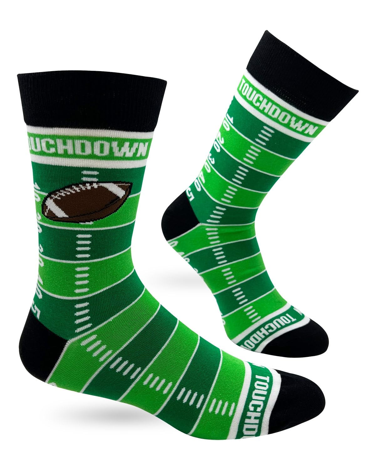 Fabdaz Football Field Touchdown Novelty Crew Socks for Men - Walmart.com
