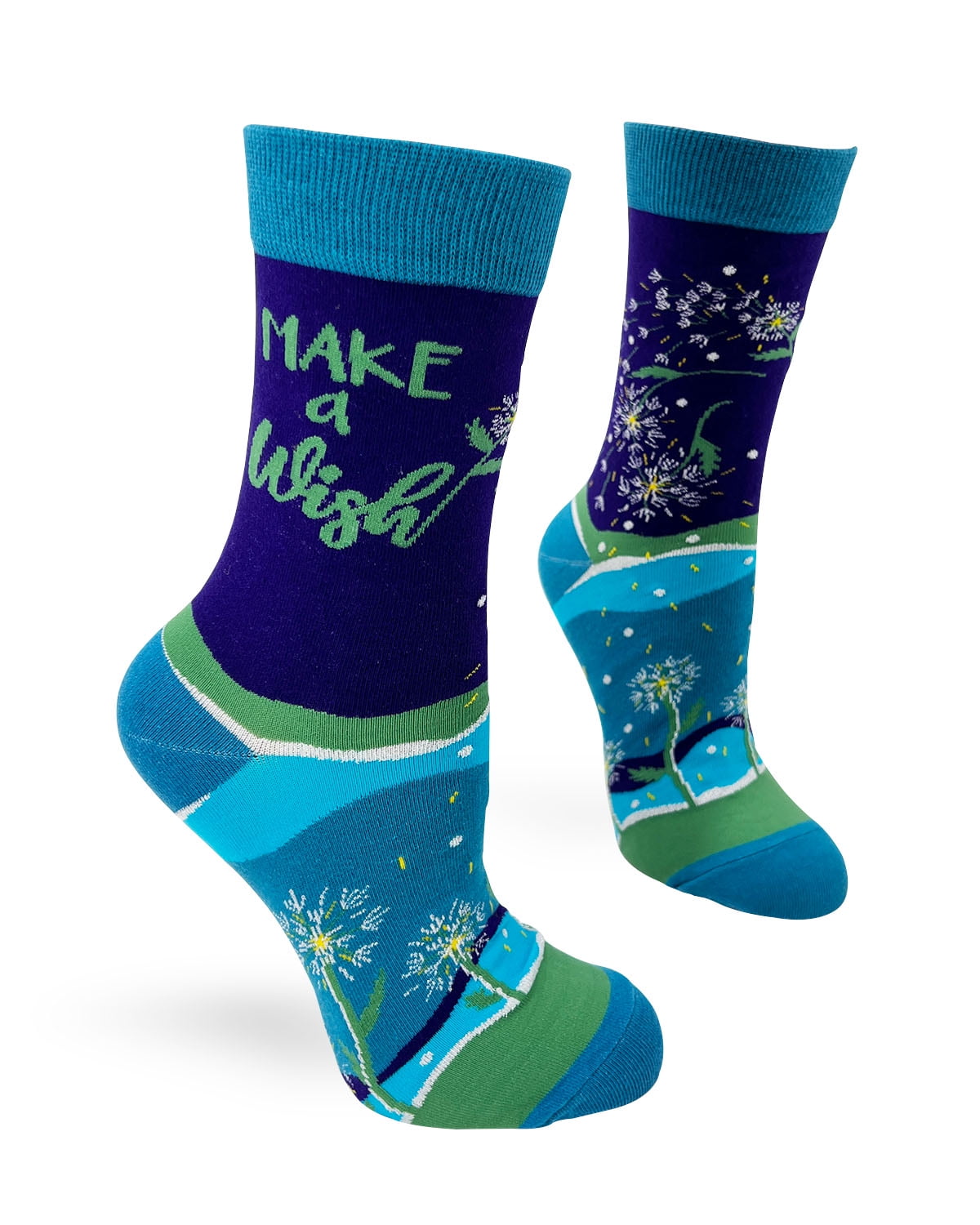 Fabdaz Make a Wish Dandelion Tuft Design Cute Socks for Women - Walmart.com