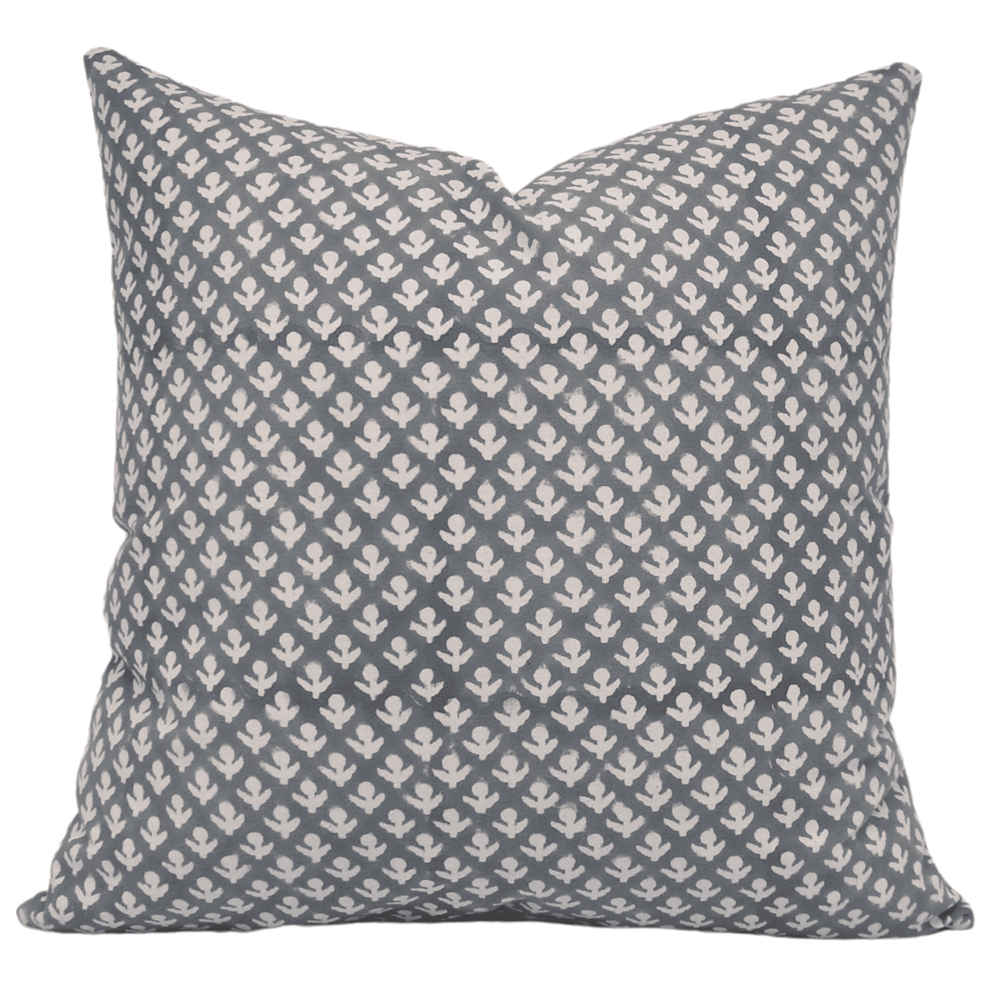 Fabdivine Block Print Throw Pillow Cover, 14x14 Inch Pure Cotton ...