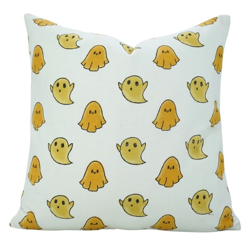 Fabdivine Hand Block Printed Thick cotton White Cushion Covers, 20X20, Ghost - Walmart.com