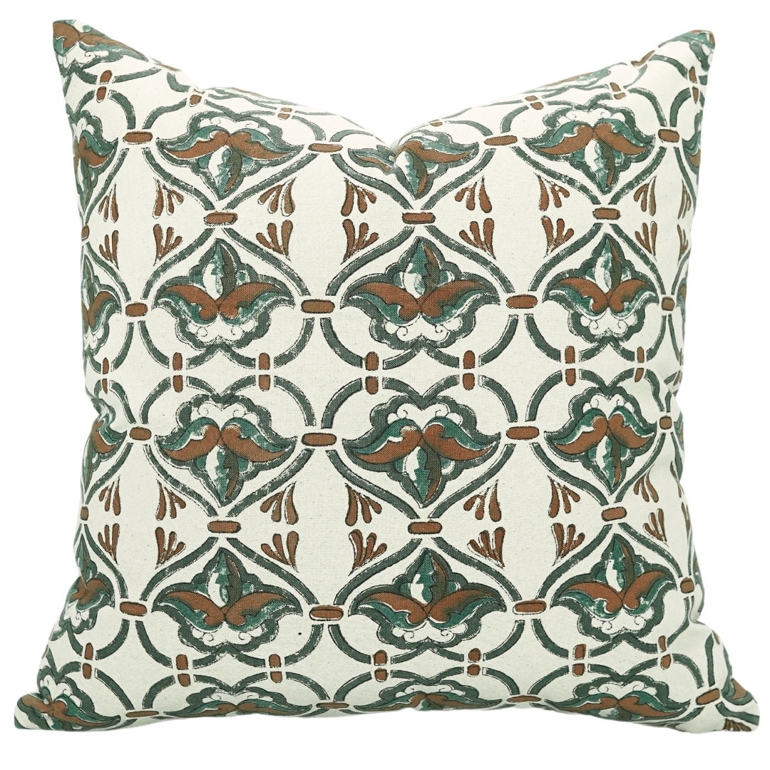 Fabdivine Indian block Printed Decorative Throw Pillowcase Pattern ...