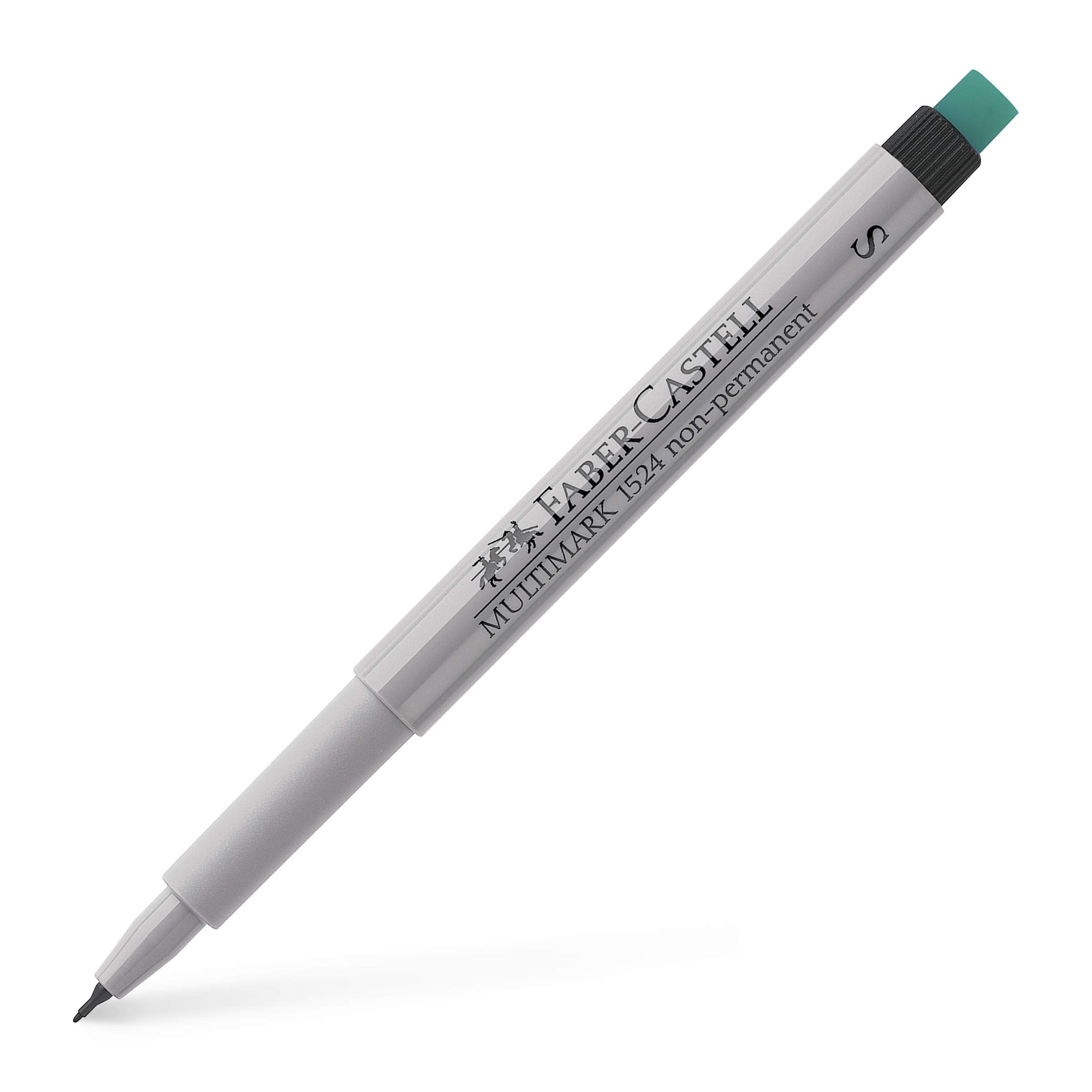 Faber-Castell 152499 Small Multimark Non-Permanent Marker - Black - Walmart.com