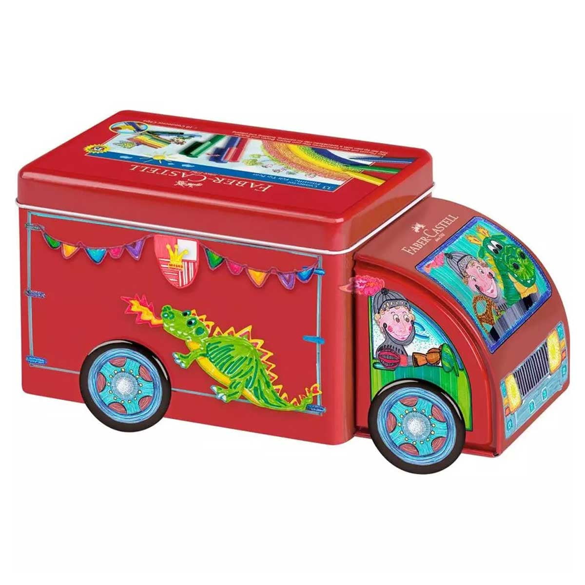 Faber-Castell Connector Truck Felt Tip Pen Set, 43 Pieces, Washable ...