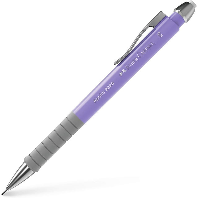 Faber-Castell Apollo 2325 Mechanical Pencil - 0.5mm Lead - Lilac Barrel ...