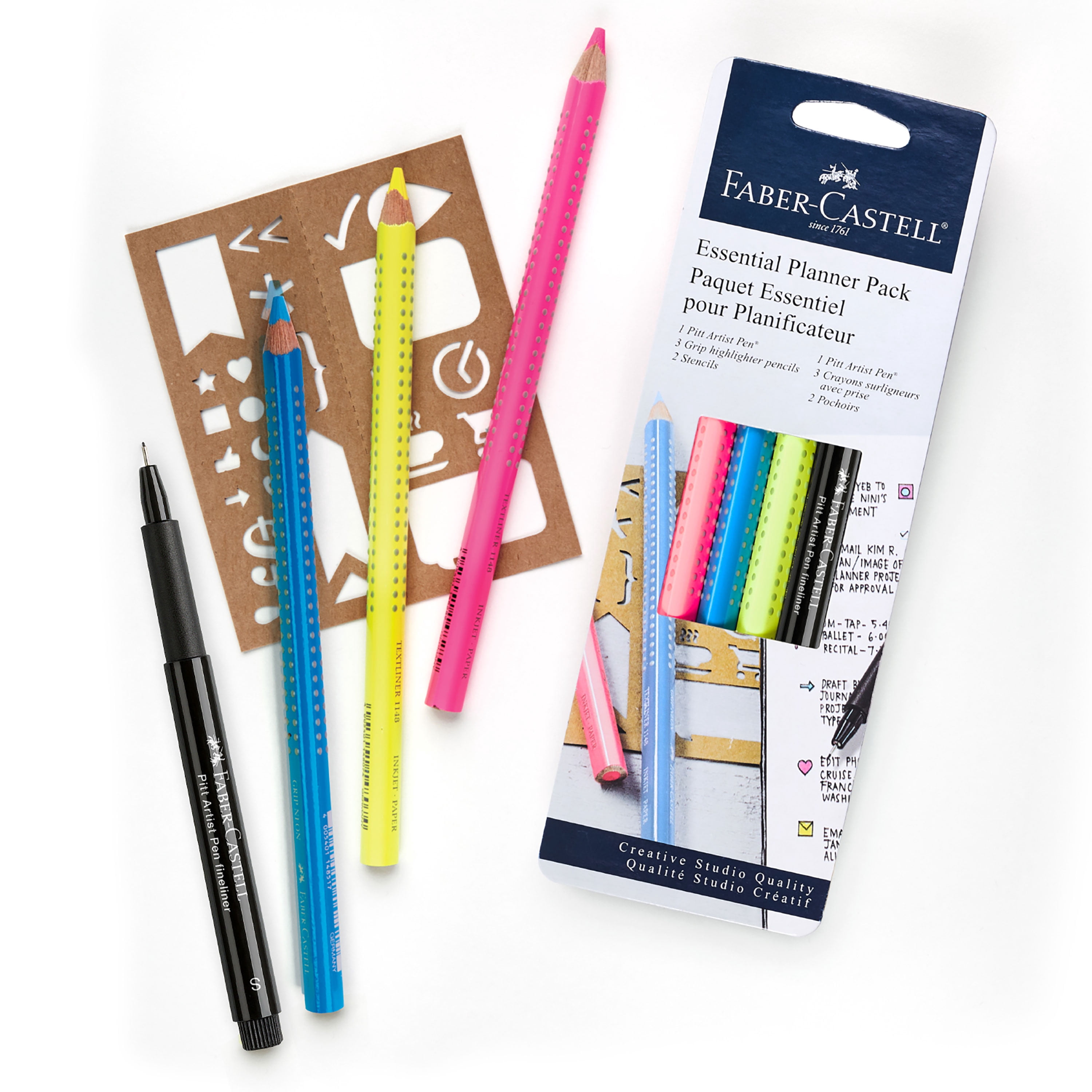 Faber-Castell Essential Planner Pack - Monthly Planner Accessories Set ...