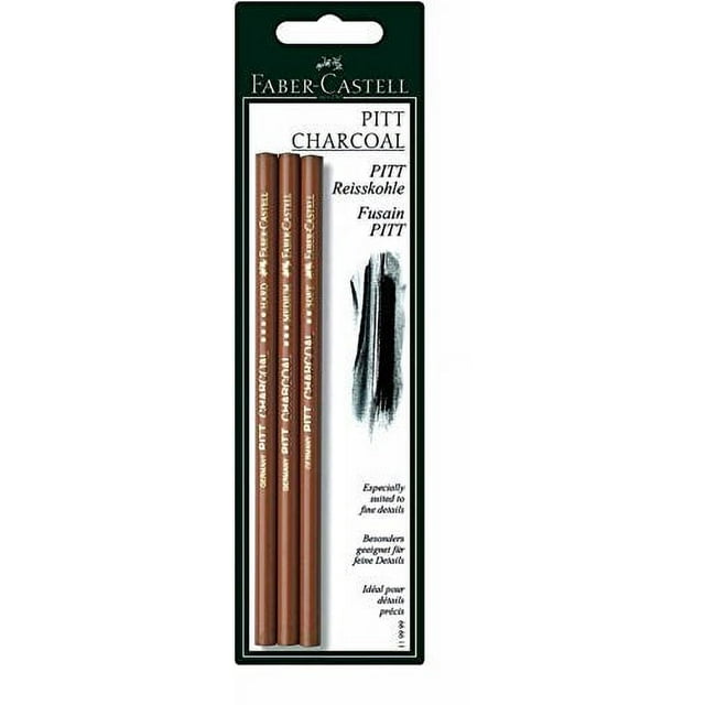 Faber-Castell PITT Compressed Charcoal Pencil Set - Walmart.com