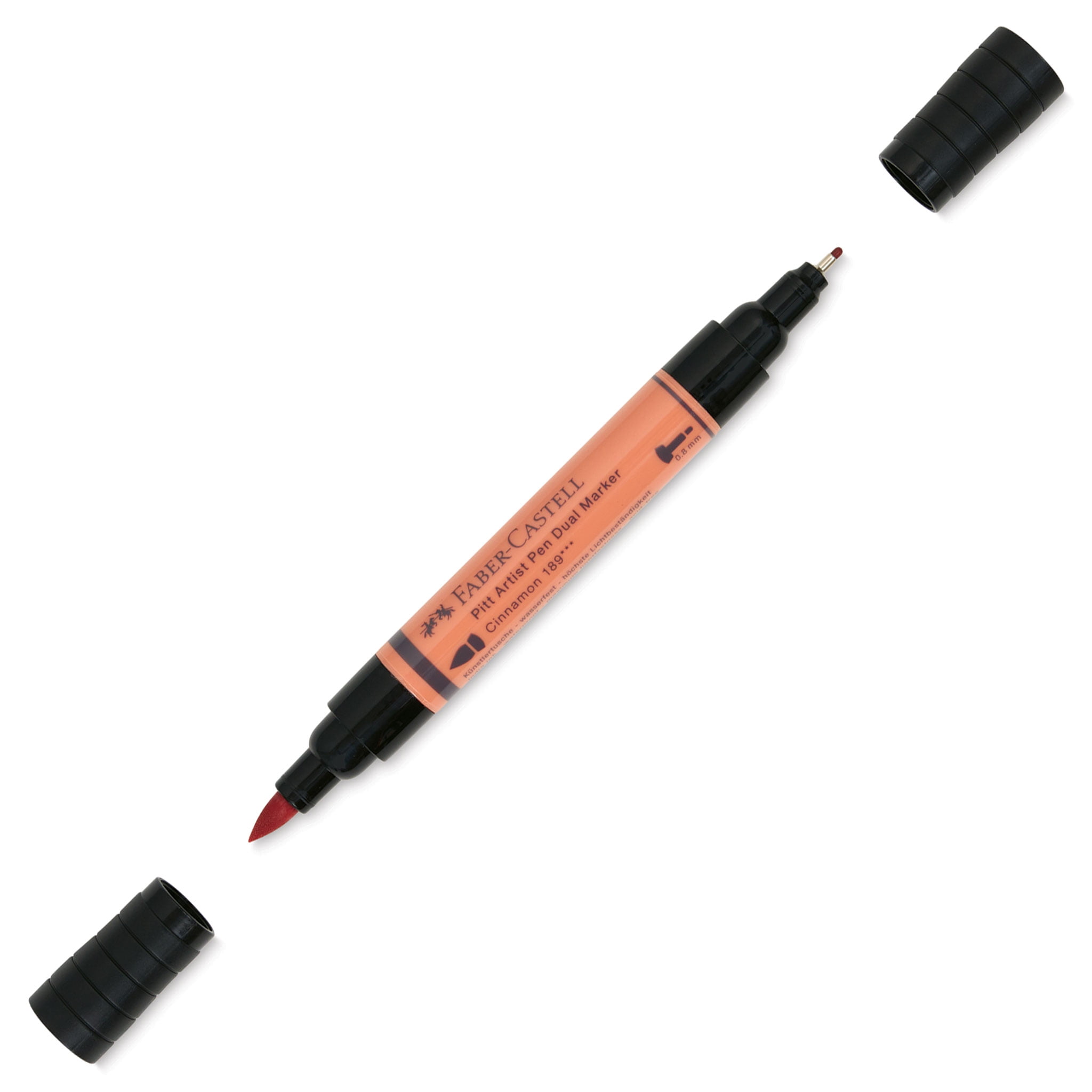 Faber-Castell Pitt Artist Pen Dual Tip Marker - Cinnamon 189 - Walmart.com