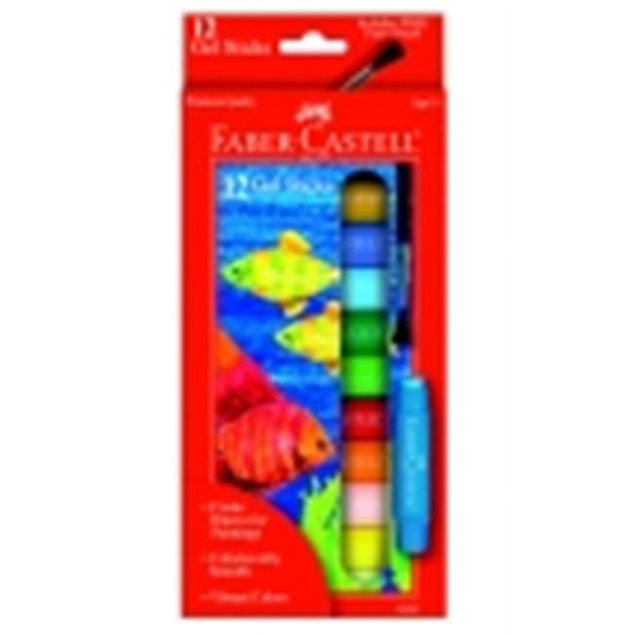 Faber-Castell Silky Smooth Gel Stick, Pack 12 - Walmart.com