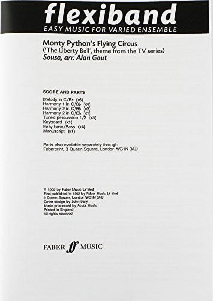 Faber Edition: Monty Python's Flying Circus : ('The Liberty Bell ...