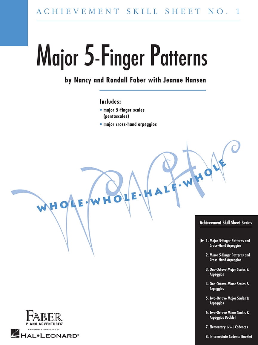Faber Major 5-Finger Patterns - Walmart.com