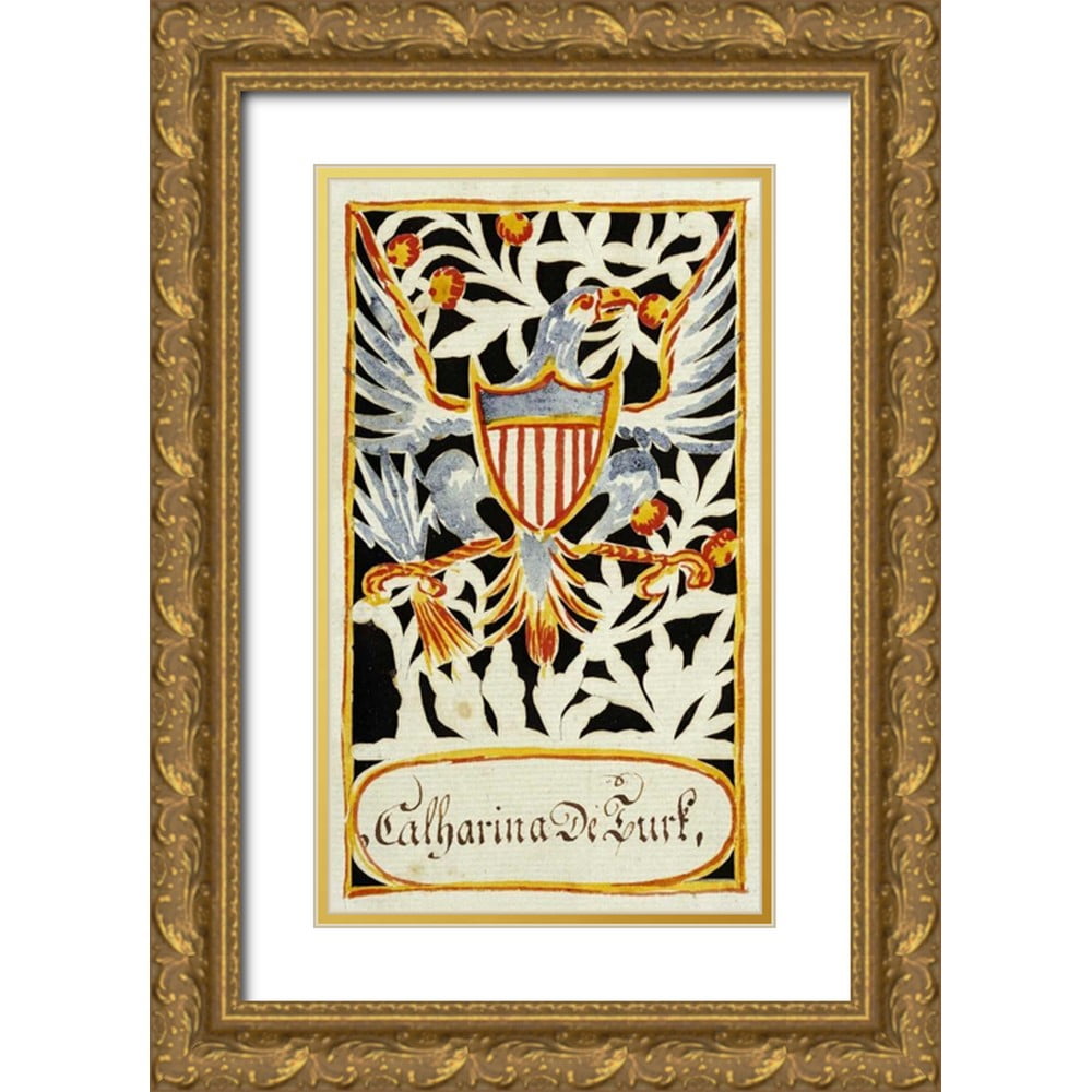 Faber, Wilhemus Antonius 16x24 Gold Ornate Wood Framed with Double ...