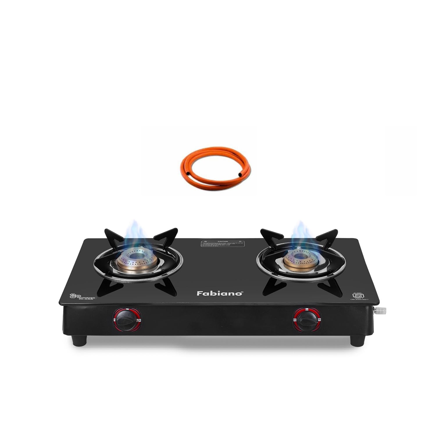 Fabiano 2 Burner Combo with Hose Pipe ISI Certified LPG To PNG ...