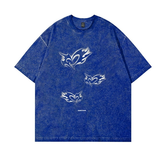 Fabio Capri Fantastic Merch Dirtyfit T-shirt Short-Sleeved Washed Denim ...